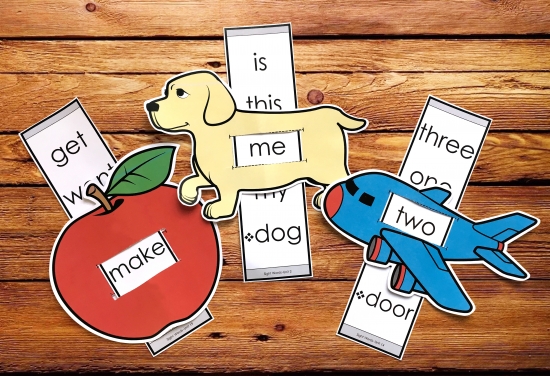 Fun Sight Word Sliders