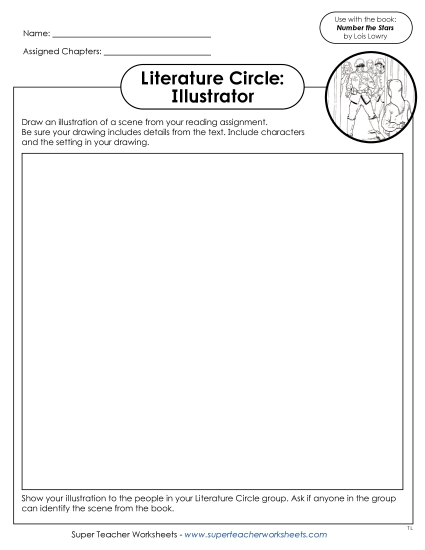 Number the Stars Literature Circle: Illustrator Printable Book The Lit ...