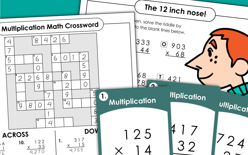 Multiplying 3 Digit By 2 Digit Numbers A Multiplying 3 Digit By 2 
