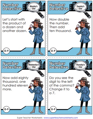 Number Detective Puzzles